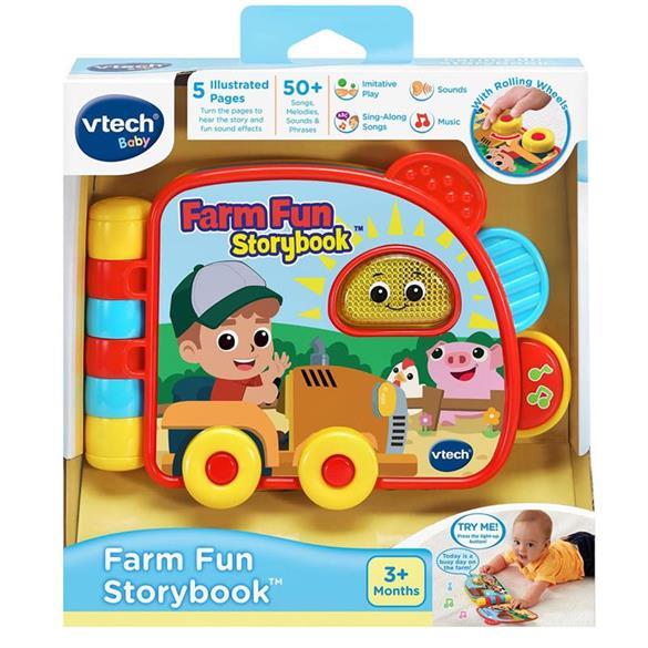 VTech 502063 Farm Fun Storybook Electronic Reading Toy for sale online ...