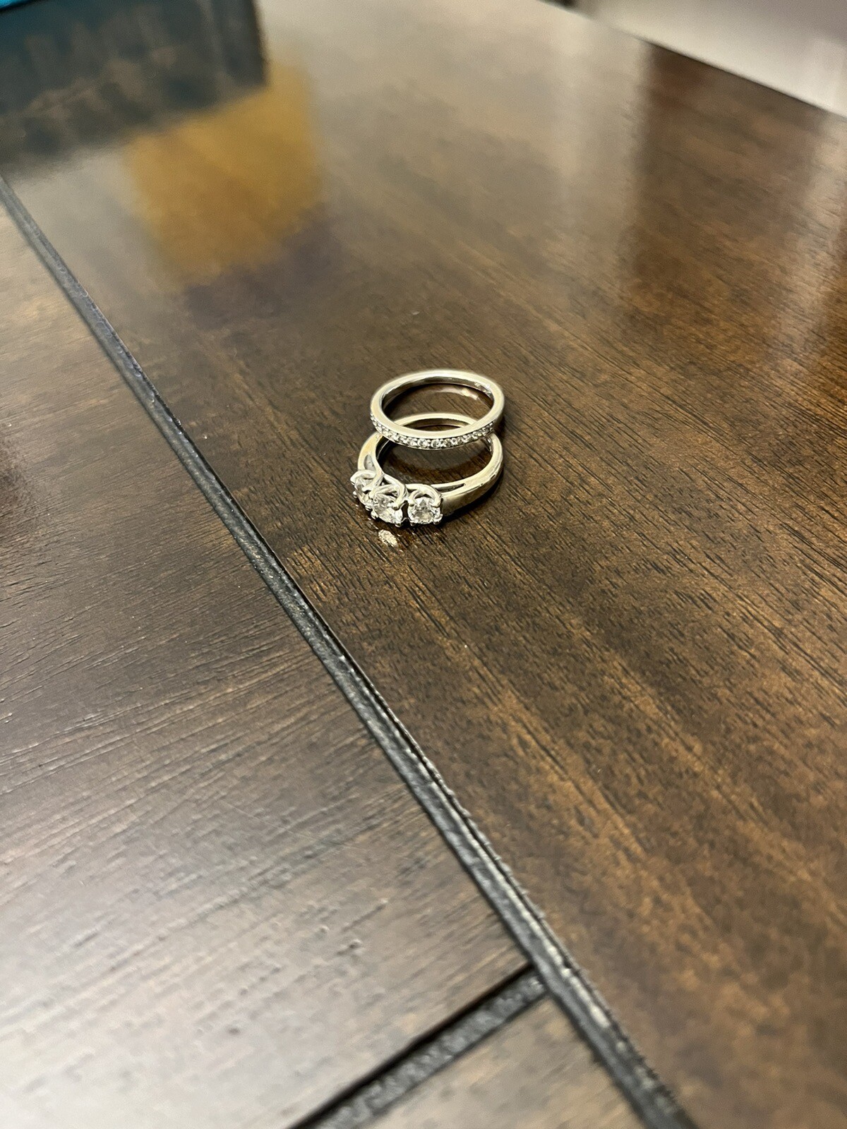 Kay Jewelers Wedding Ring and Engagement Ring Set - 14 Carot White Gold ...