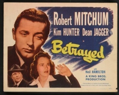 Betrayed (1948) Original Lobby Card Movie Poster 11x14 | eBay