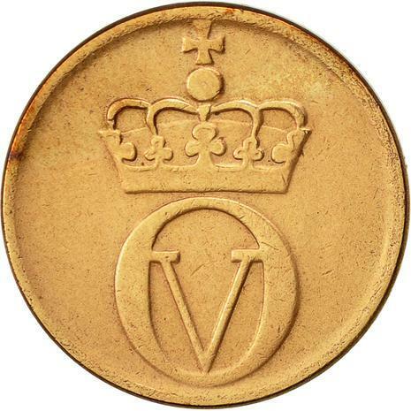 Norway 2 Øre - Olav V large letters Coin KM410 1959 - 1972 | eBay
