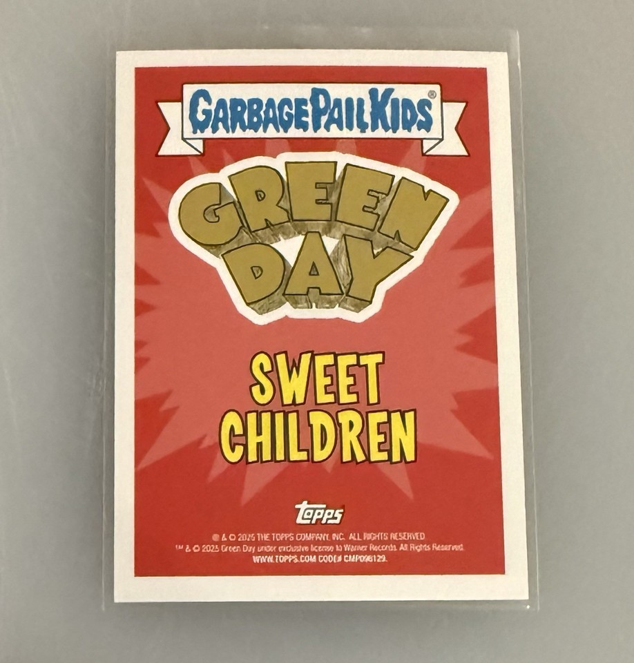 HICKORY Pit /10 2024 Topps GPK Green Day Garbage Pail Kids Sweet ...
