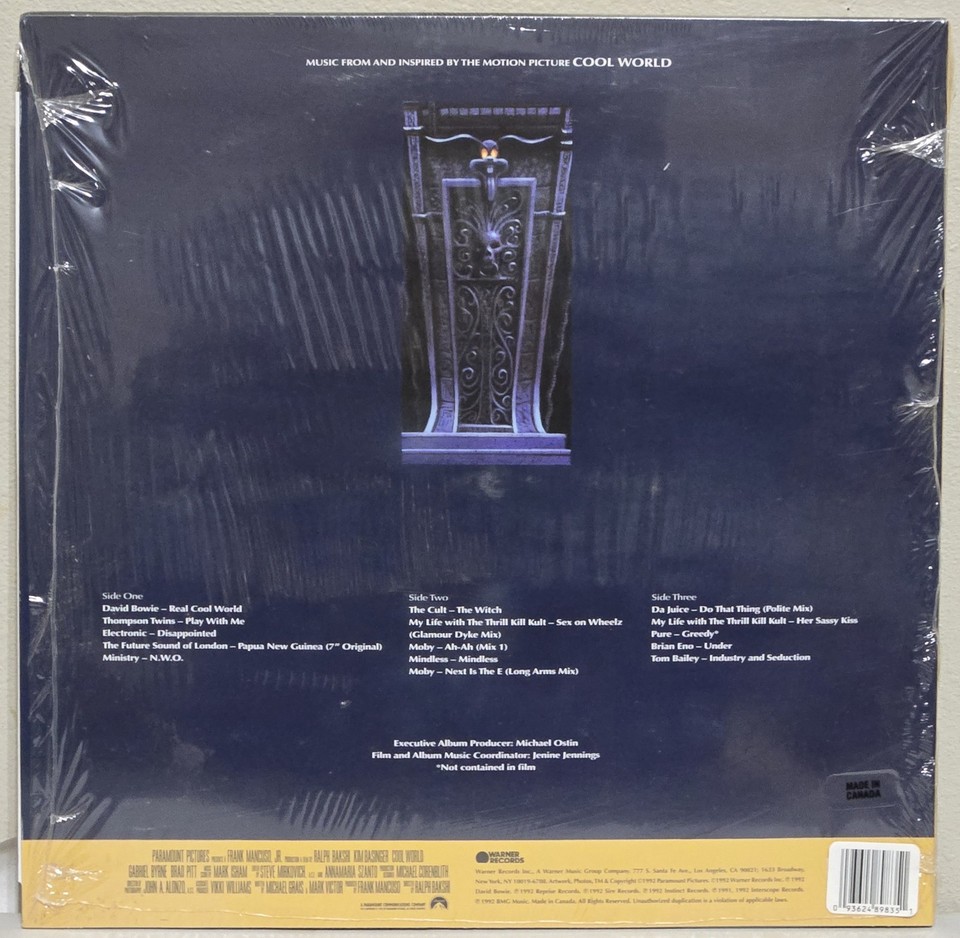 Songs From The Cool World Soundtrack Flesh Colored Vinyl NM/NM | eBay