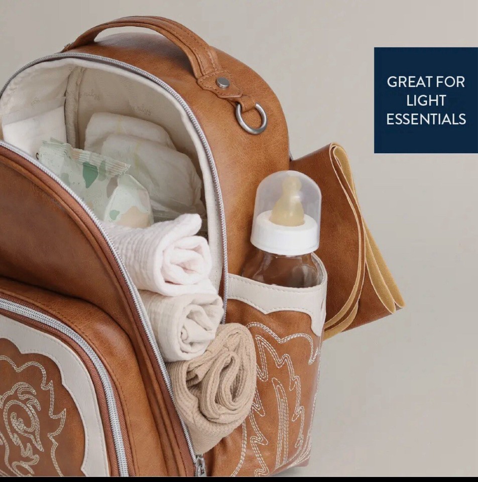 NEW WESTERN DESIGN! Itzy Ritzy Mini Boss Baby Diaper Bag Backpack NWT ...