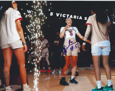 VICTARIA SAXTON Signed 8 x 10 Photo WNBA Basketball INDIANA FEVER South ...