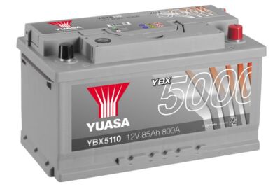 110 Car Battery Yuasa YBX5110 12V 85Ah 800CCA - Varta F18 Equivalent ...