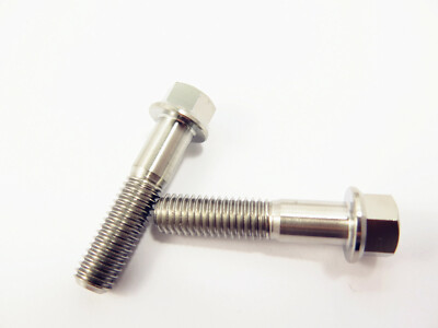 New 2PC M8 X 35mm Flanged Hex Head Bolt Race Screw M8X1.25mm pitch hex ...