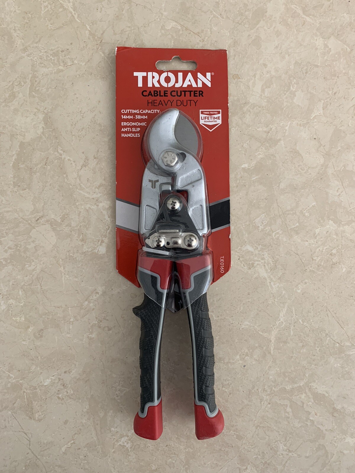Trojan HEAVY DUTY CABLE CUTTER Anti Slip Handles Heavy Duty Carbon ...