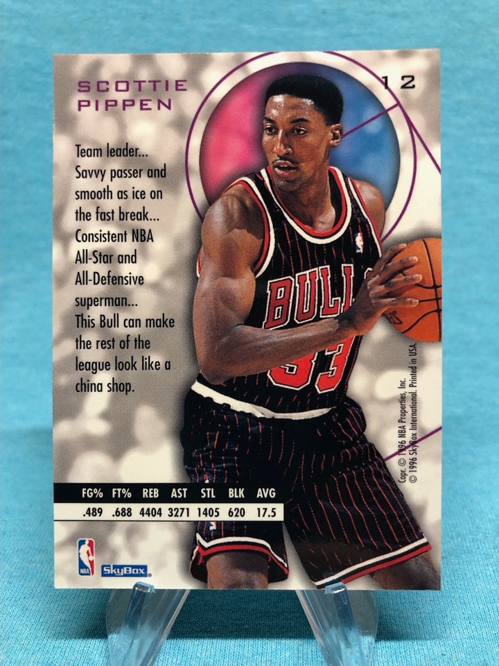 Scottie Pippen 1995-96 Skybox E-XL #12 Chicago Bulls | eBay