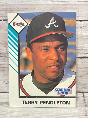 1993 Kenner SLU Starting Lineup Trading Card - Terry Pendleton | eBay
