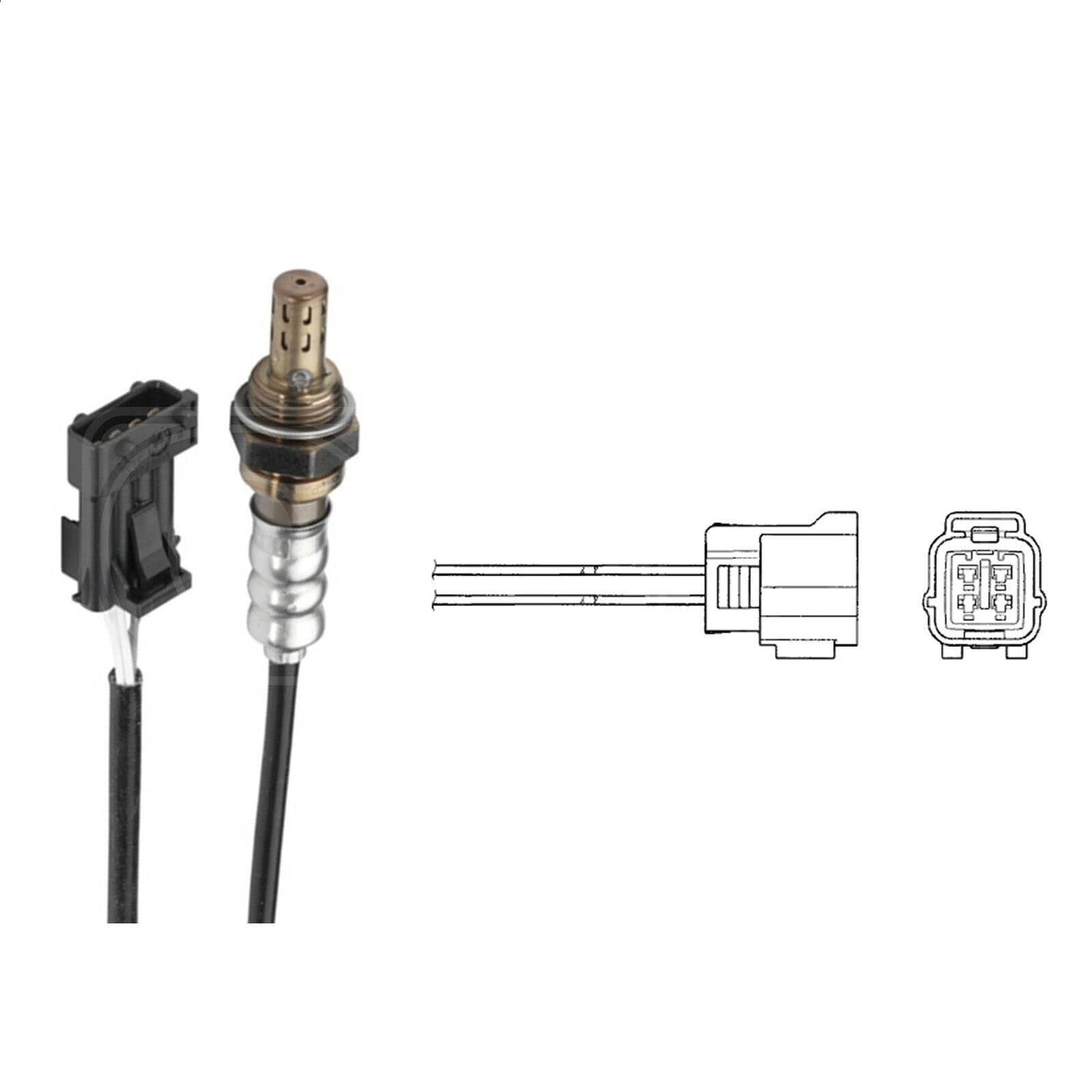 NGK NTK POST CAT O2 Oxygen Lambda Sensor for MAZDA 3 BK 2006 on | eBay ...