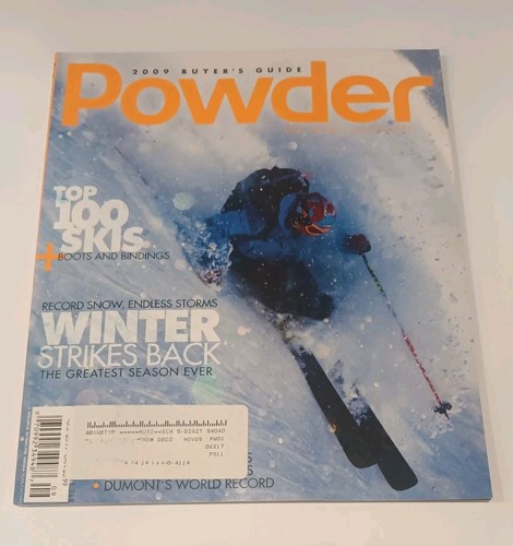 Powder Magazine Sept 2008 Vol 37 #8 Mike Wilson Chasing Dragons Oakley ...