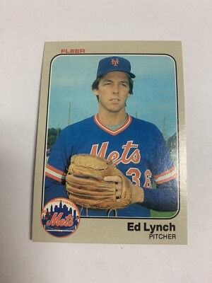1983 Fleer Ed Lynch New York Mets | eBay