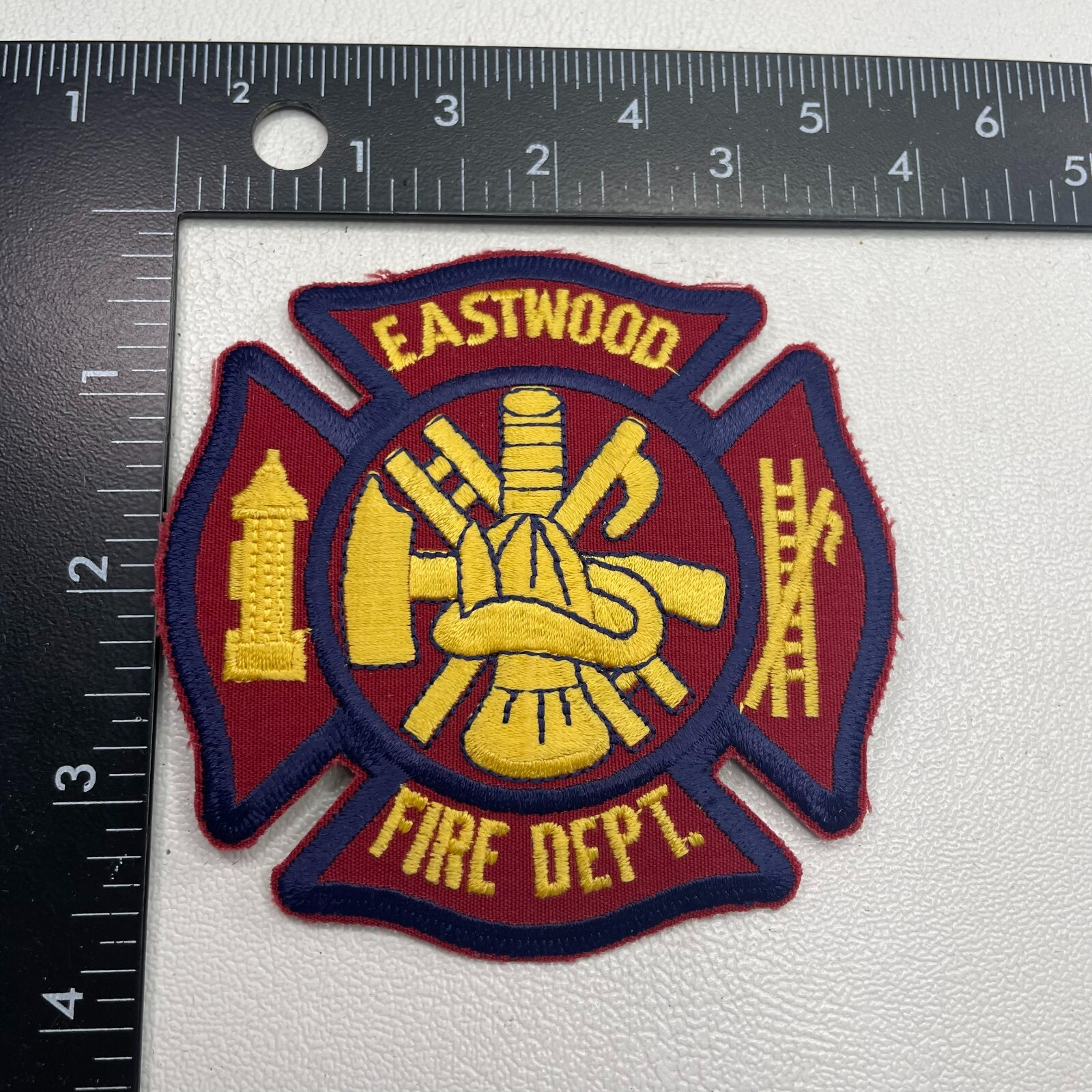 Vtg EASTWOOD Fire Department Patch S28Z | eBay