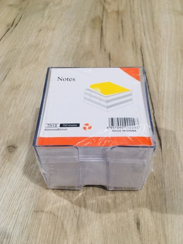 Non Sticky Note Pad Cube Block 700 White Post Loose Paper Memo Sheets ...