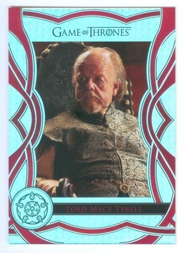 LORD MACE TYRELL "THE CAST CARD C79" GAME OF THRONES COMPLETE | eBay