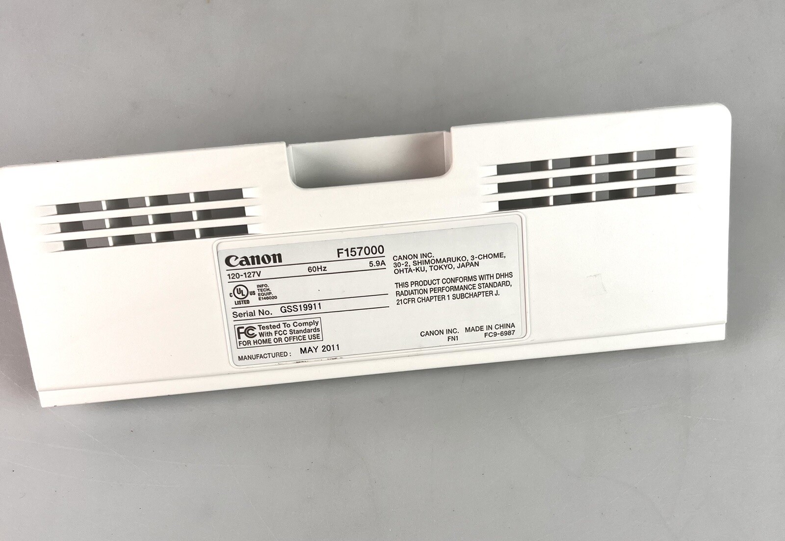 Canon imageCLASS D1120 Printer Duplex Unit Cover | eBay