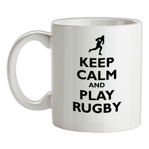 Keep Calm and Play Rugby - Ceramic Mug League Union Player Sport 6 Six ...
