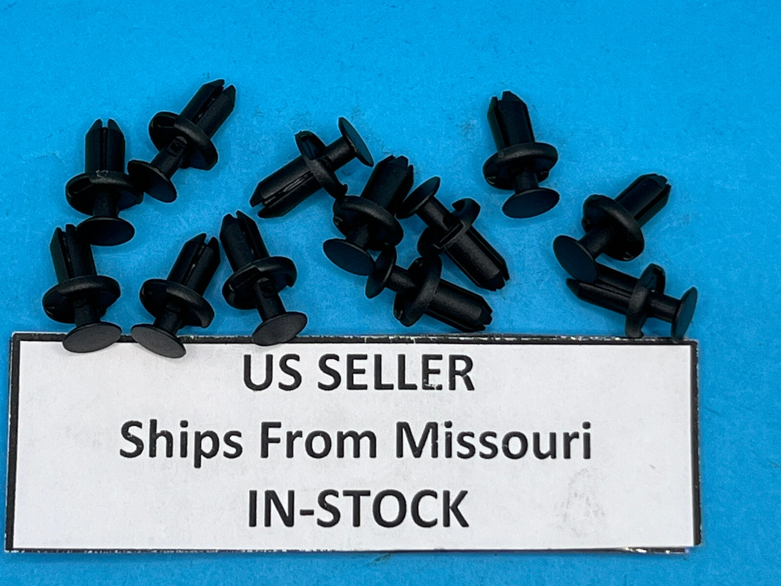 (Pack of 12) Bumper Spoiler Push In Rivet Clip Retainer for Toyota ...