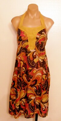 #7303 CUTE!! NEW WITH $38 TAGS 'CYNTHIA MEHRA' JUNIORS HALTER DRESS ...