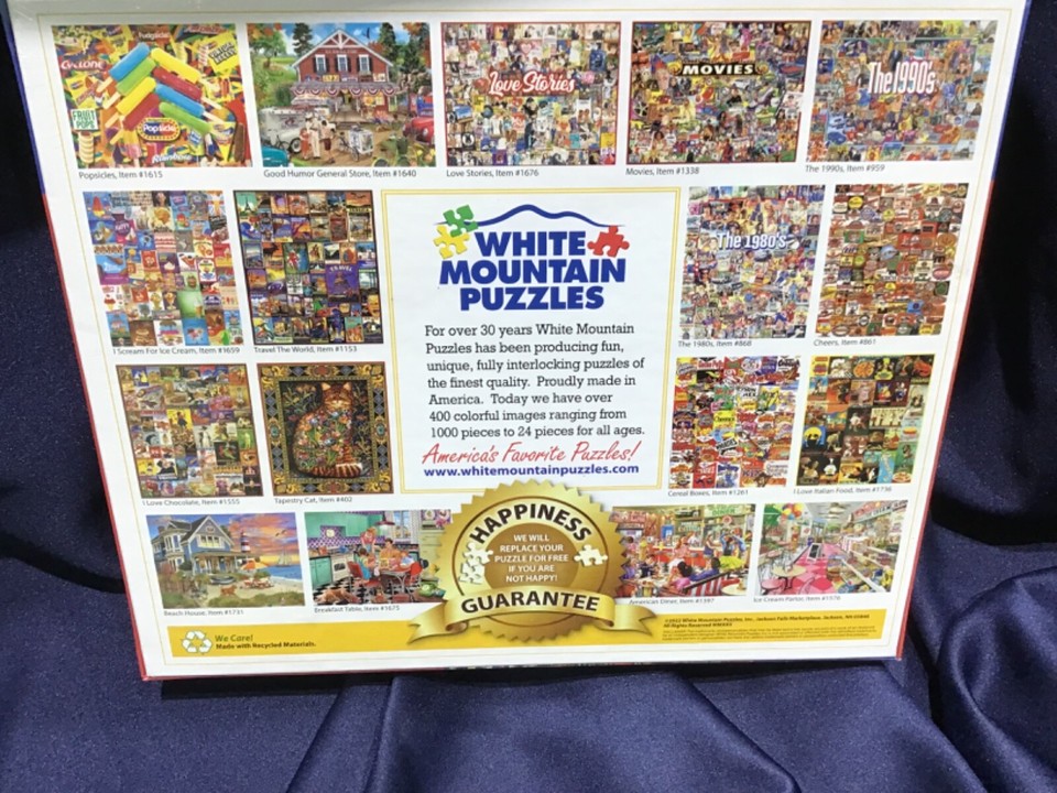 WHITE MOUNTAIN 1000 piece PUZZLE ‘THE HOLIDAYS’ new in box! EXCELLENT ...