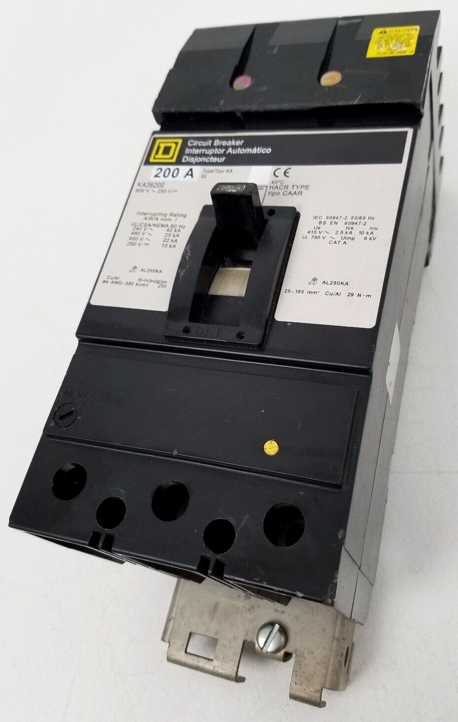 KA36200 Square D 200 Amp Circuit Breaker *NEXT DAY OPTION* NEW | eBay
