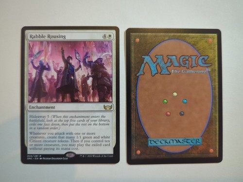 MTG Rabble Rousing Streets of New Capenna 024/281 Regular Rare unplayed ...