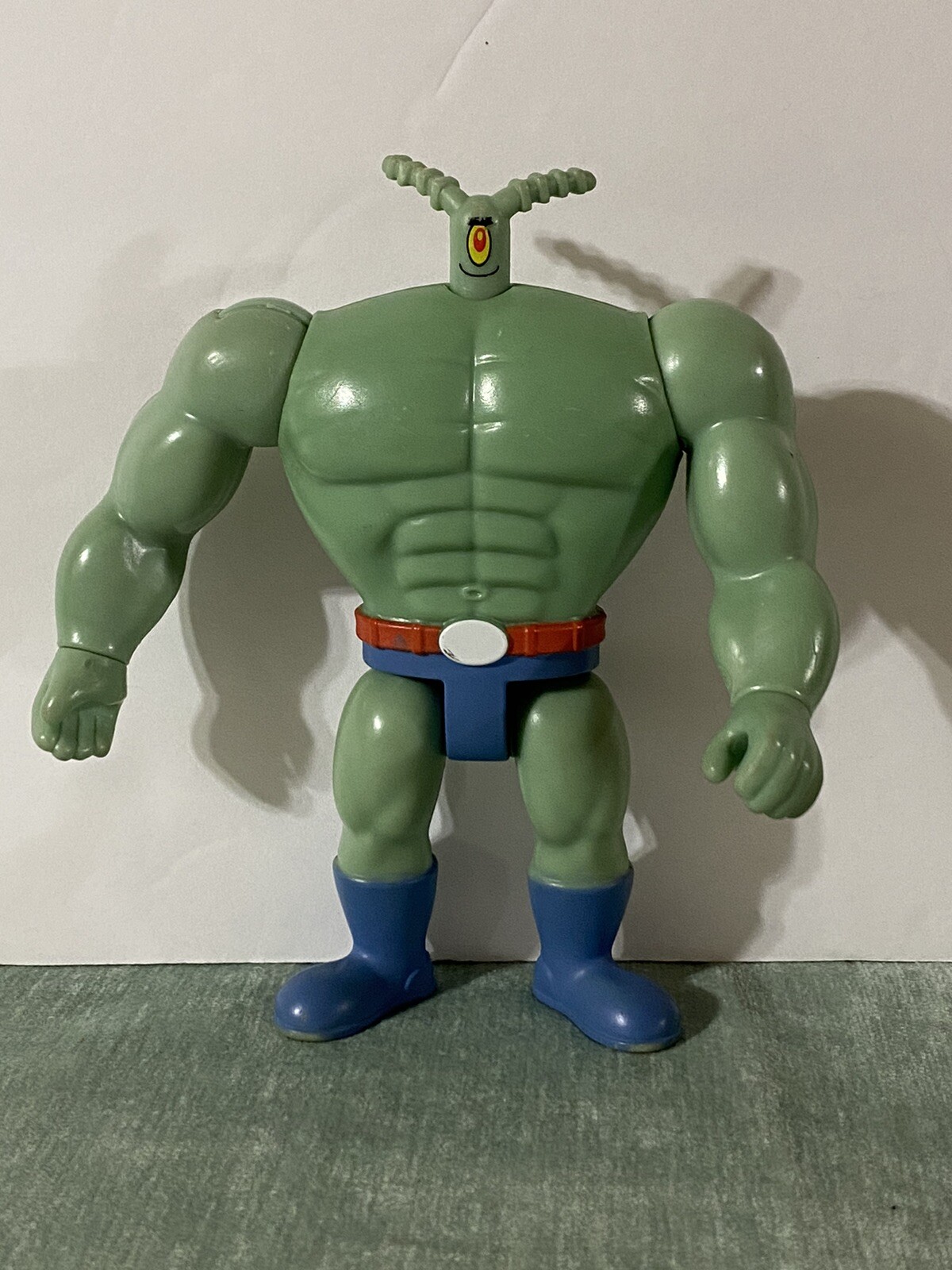 Spongebob Buff PLANK-TON 5" Figure Plankton Mattel Sponge out of Water ...