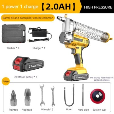 Electric Grease Gun Automatic Hardware Tools for Excavator Electric ...