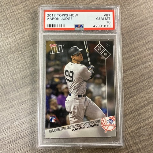 2017 Topps Now #87 Aaron Judge PSA 10 | eBay