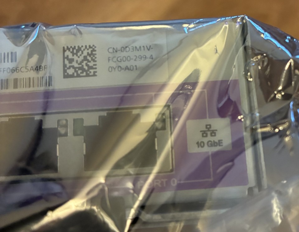 Dell EMC D3M1V YCX8G PowerVault ME4012 ME4024 ME4084 10G RJ45 ISCSI ...