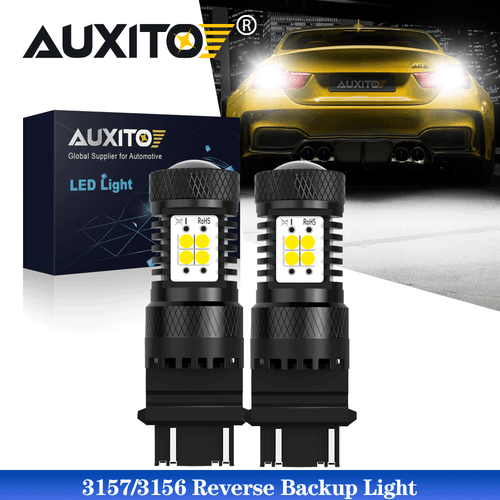 AUXITO 3157 4157 LED Reverse Backup Light Bulbs Bright 6000K White ...