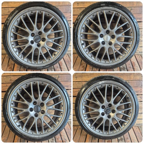 19" GENUINE AUDI TT MK2 5X112 SPEEDLINE SPLIT RIMS ALLOY WHEELS TYRE ...