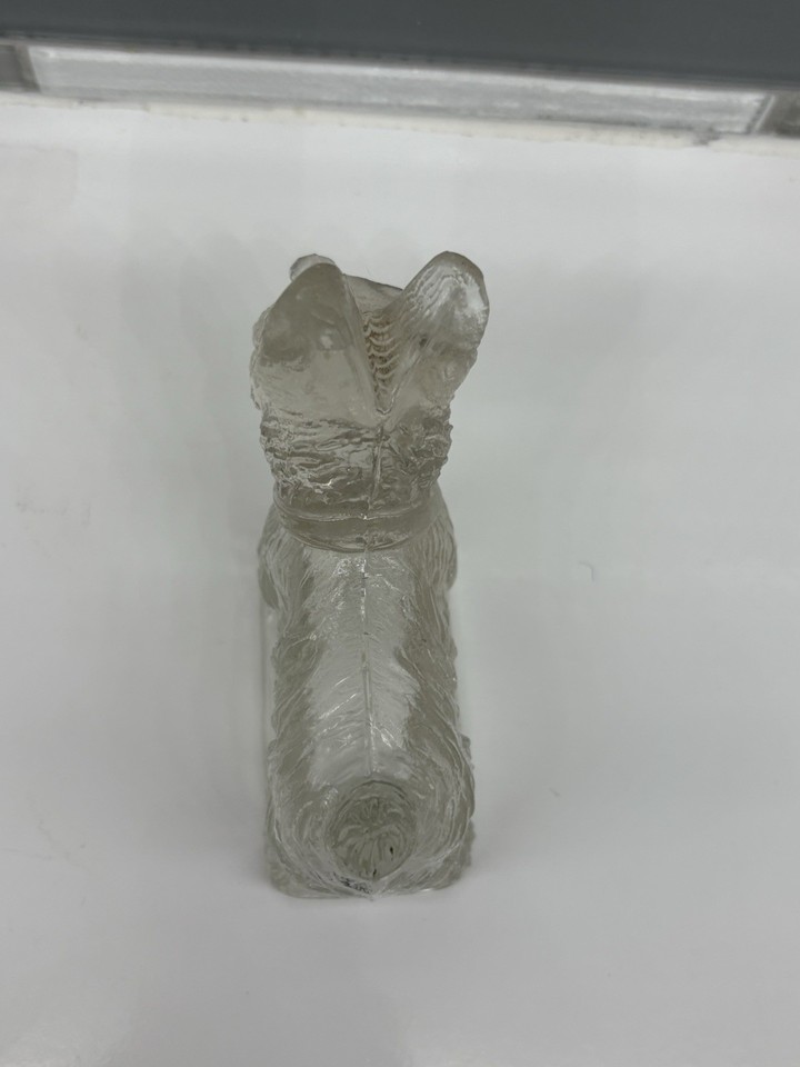 Scottie Scottish Terrier Dog Candy Container Pressed Clear Glass 1930s ...