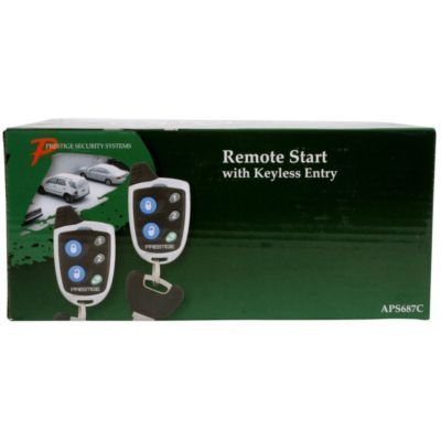 Audiovox Car Aps687c Prestige Deluxe Remote Start With Keyless Entry ...