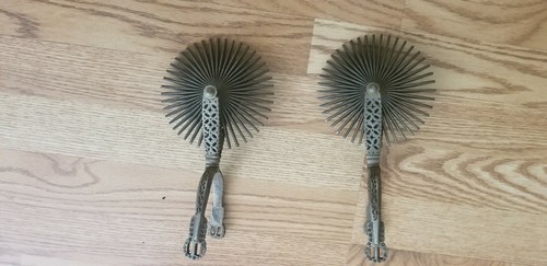 Vintage Cowboy South American Parade Spurs - 5 inch Rowels - **RARE ...