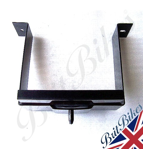 BSA A50 A65 BATTERY TRAY (1967-70) POWDER COATED GLOSS BLACK - 68-4595 ...