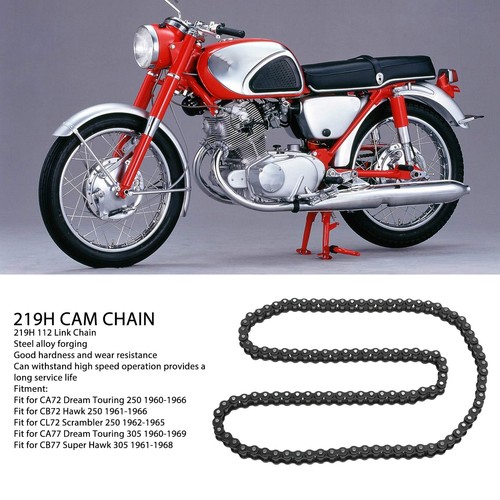 219H 112 Link Chain Steel Alloy High Hardness Go Kart Drive Cam Chain ...