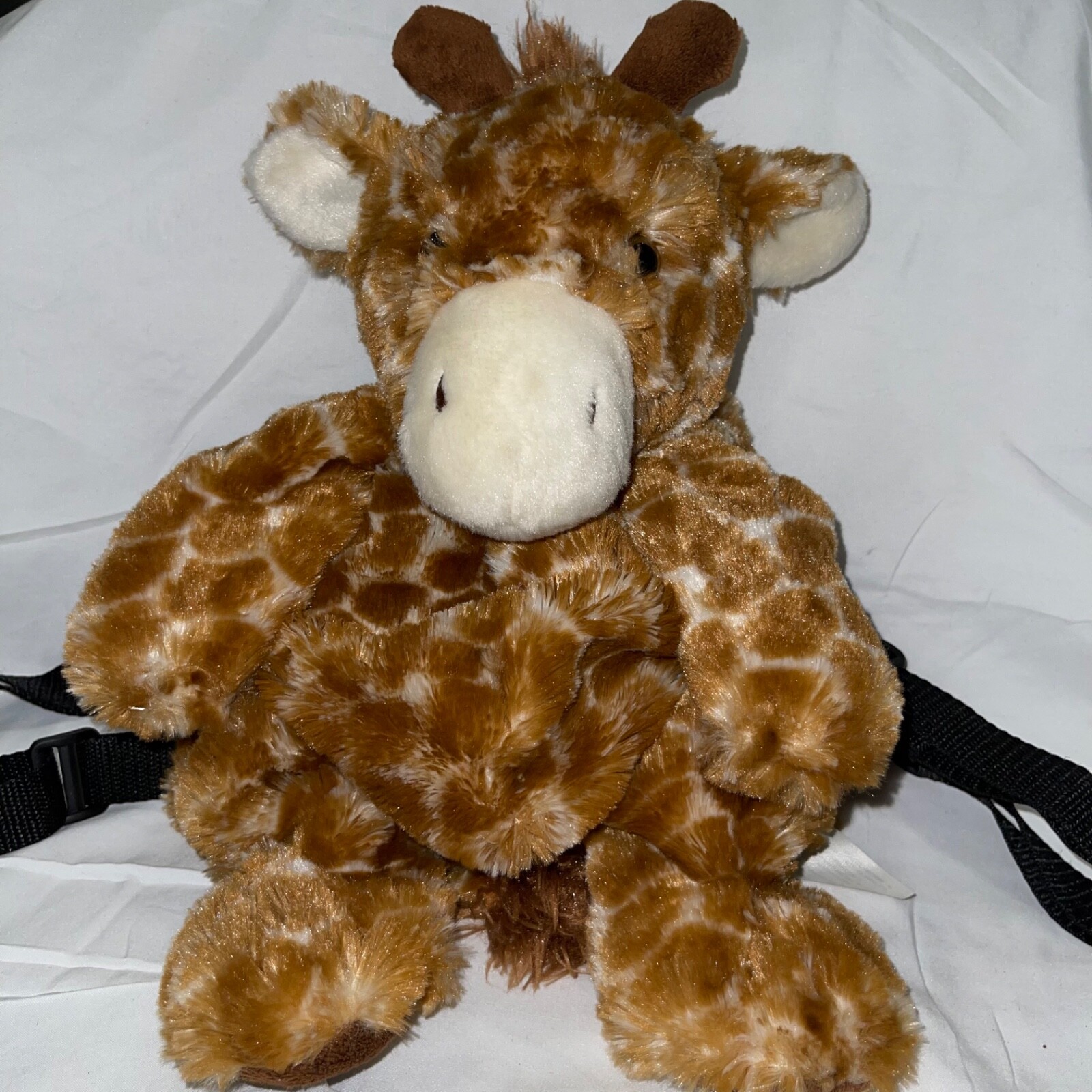 Fiesta Toys Travel Buddies Giraffe Plush Backpack Brown Tan 16” | eBay