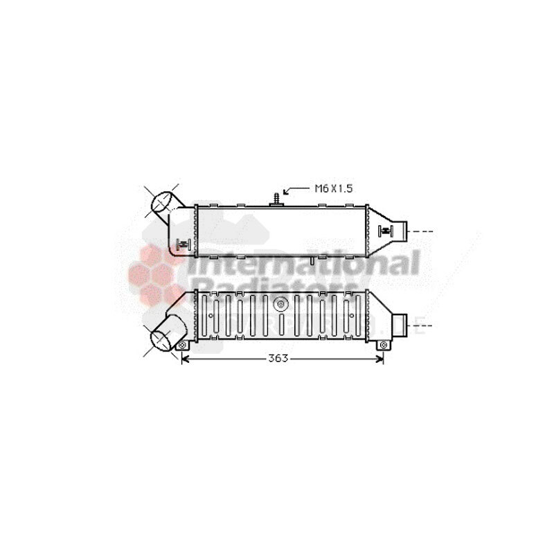 Intercooler Radiator for VW Polo Classic Variant Caddy II Box 9K9A | eBay
