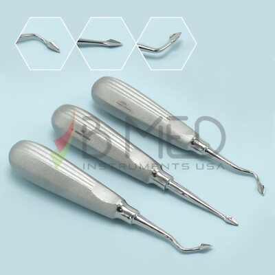 OR Grade Root Elevators Spade Concave #60 Str 60L & 60R Dental ...