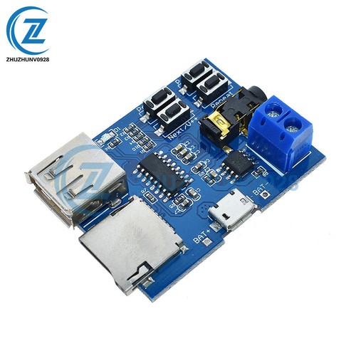 Amplifier Decoding Audio Player TF Card U Disk MP3 Format Decoder Board ...