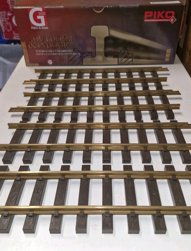 4x PIKO 280mm Straight Train Track G Scale 45mm Gauge Garden Railway ...