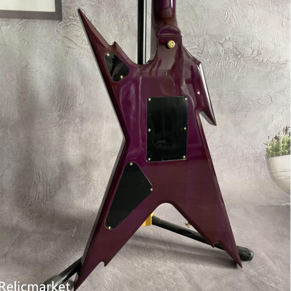 Unbranded Razorback Trans Purple Burst Electric Guitar Dean Dimebag ...
