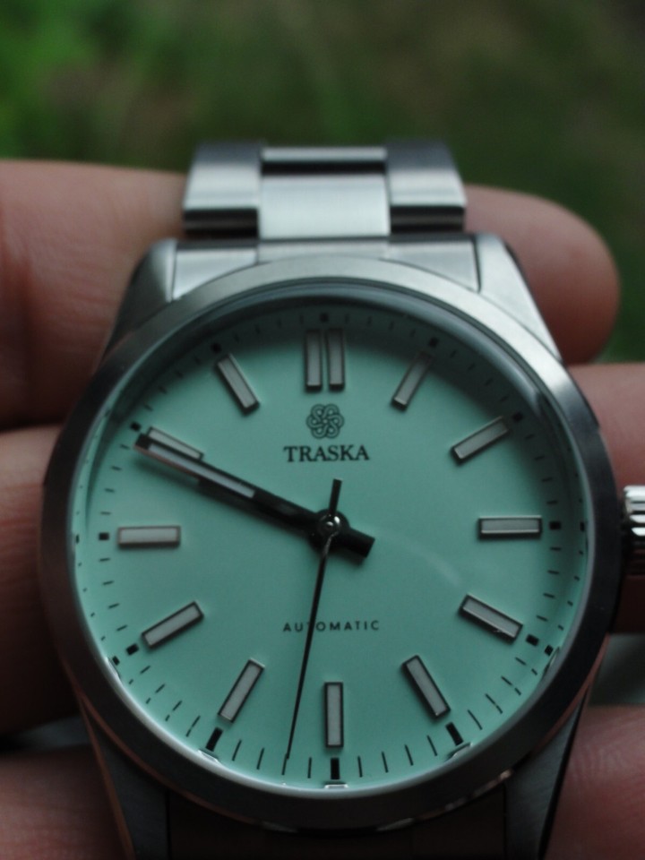 Traska Commuter Mint Dial 36mm - Rare Excellent with Box and Leather ...