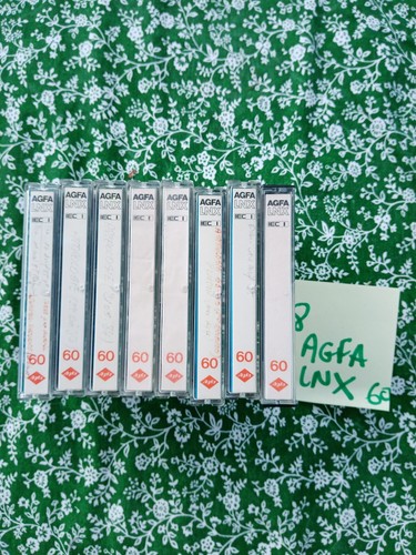 lot 8 K7 AUDIO-Agfa LNX 60-cassette audio tape-vintage | eBay