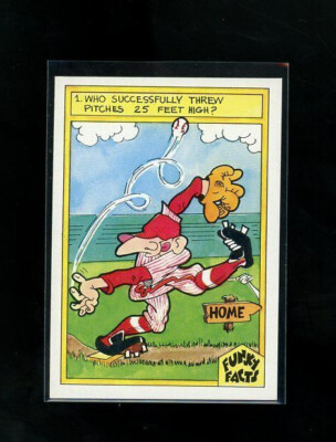 1976 Funky Facts Weird World of Baseball Famous Pitches (Match Up) #4 ...