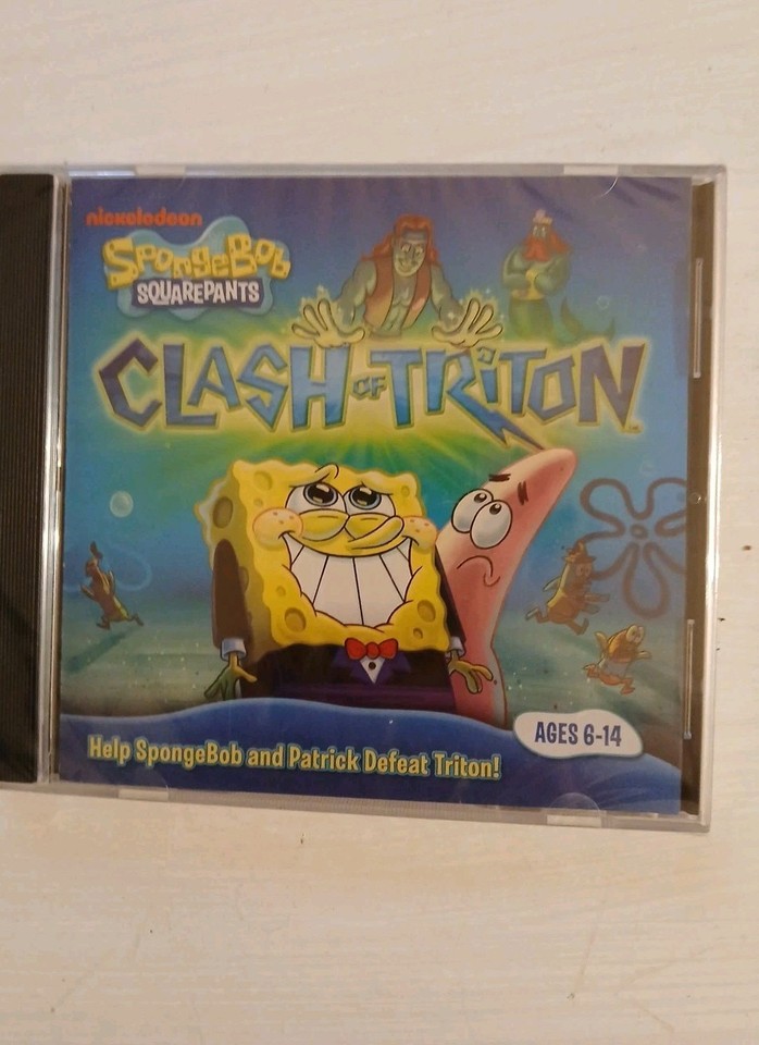 Nickelodeon SpongeBob SquarePants Clash of Triton PC Never Used | eBay