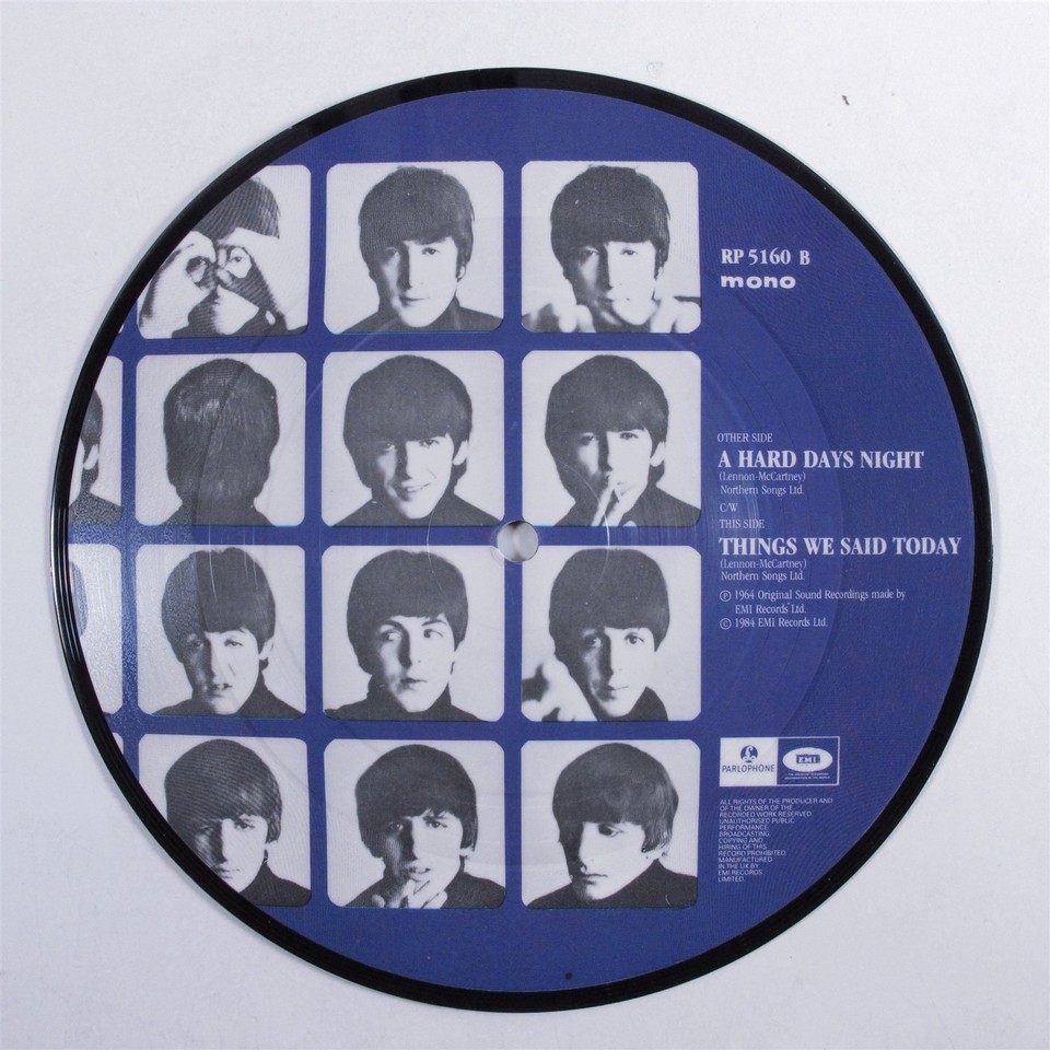 Rock 45 BEATLES A Hard Days Night PARLOPHONE uk picture sleeve m | eBay