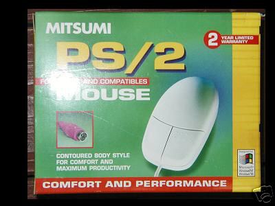 Mitsumi Brand PS/2 Mouse For IBM PC Computers Contoured Body Style | eBay
