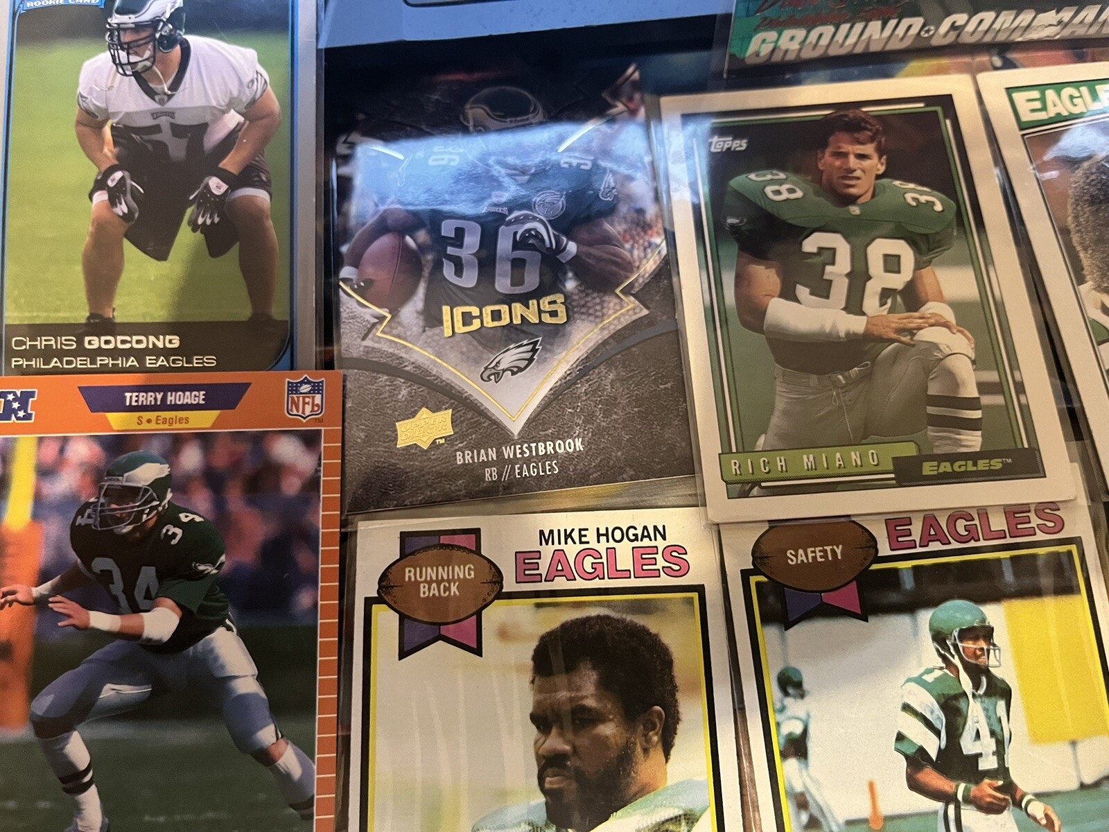 Eagles Football Team 26 Trading Cards Past And Present -NM | eBay